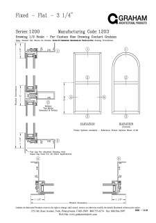 1200 Series Fixed - Graham Architectural ProductsGraham Architectural Products