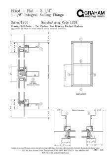 1200 Series Fixed - Graham Architectural ProductsGraham Architectural Products