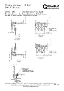 1200 Series Fixed - Graham Architectural ProductsGraham Architectural ...