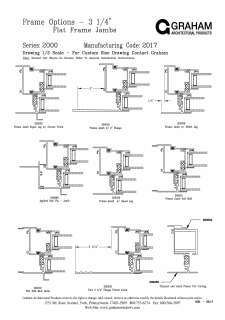2000 Series Single Hung - Graham Architectural ProductsGraham ...