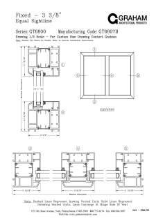 GT6800 Series Fixed - Graham Architectural ProductsGraham Architectural ...