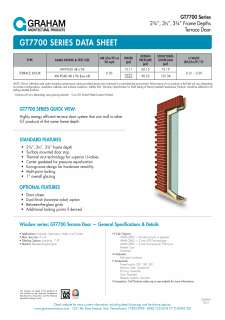 Product Literature - Graham Architectural ProductsGraham Architectural ...