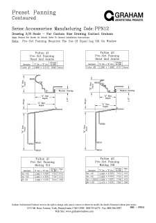 Panning - Preset - Graham Architectural ProductsGraham Architectural ...