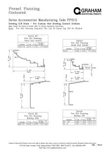 Panning - Preset - Graham Architectural ProductsGraham Architectural ...