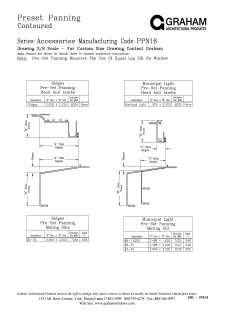 Panning - Preset - Graham Architectural ProductsGraham Architectural ...