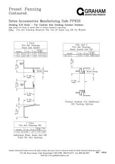 Panning - Preset - Graham Architectural ProductsGraham Architectural ...
