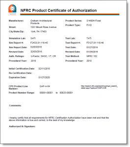 Changes to NFRC Certification Cycle Coming March 1 - Graham ...